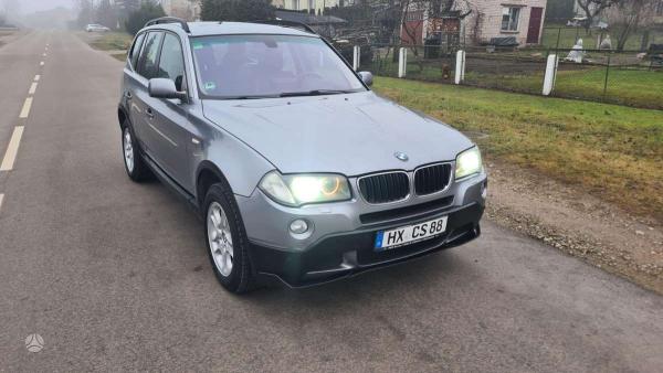 Grey BMW X3 2007 in Siauliai, with an engine capacity of 2.00 L and mileage of 241 thousand km for 3950 €, photo 1 on AUTOMOTO.COM.LV