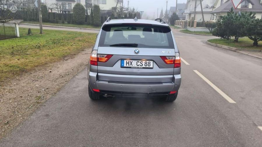 Pelēks BMW X3 2007 Šauļi, ar dzinēja tilpumu 2.00 L un nobraukumu 241 tūkst. km par 3950 €, foto 2 vietnē AUTOMOTO.COM.LV