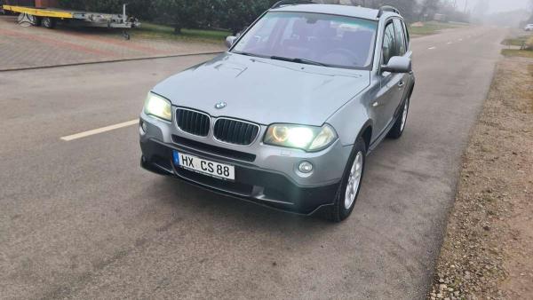 Grey BMW X3 2007 in Siauliai, with an engine capacity of 2.00 L and mileage of 241 thousand km for 3950 €, photo 3 on AUTOMOTO.COM.LV