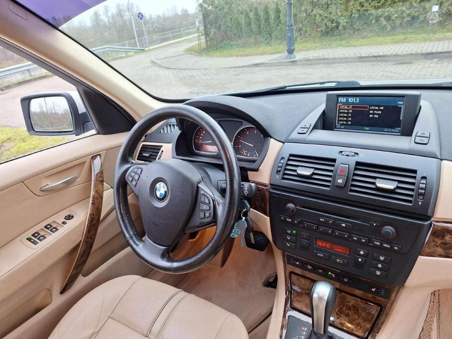 Grey BMW X3 2007 in Jonava, with an engine capacity of 2.99 L and mileage of 285 thousand km for 4300 €, photo 25 on AUTOMOTO.COM.LV