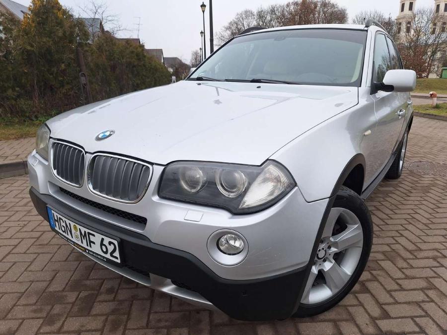Pelēks BMW X3 2007 Jonava, ar dzinēja tilpumu 2.99 L un nobraukumu 285 tūkst. km par 4500 €, foto 1 vietnē AUTOMOTO.COM.LV
