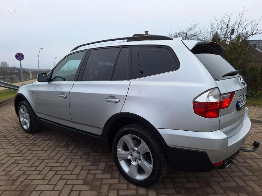 Pelēks BMW X3 2007 Jonava, ar dzinēja tilpumu 2.99 L un nobraukumu 285 tūkst. km par 4500 €, foto 5 vietnē AUTOMOTO.COM.LV