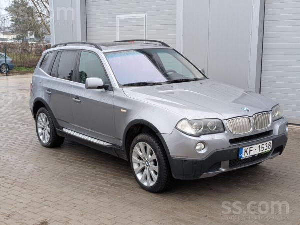 Pelēks BMW X3 2007 Rīga, ar dzinēja tilpumu 3.00 L un nobraukumu 378 tūkst. km par 4500 €, foto 2 vietnē AUTOMOTO.COM.LV