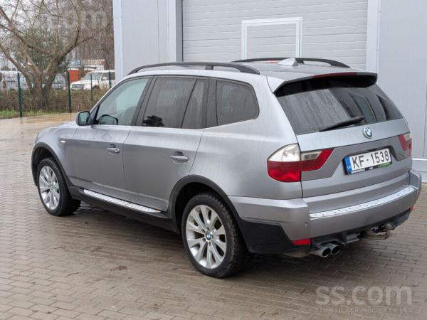 Pelēks BMW X3 2007 Rīga, ar dzinēja tilpumu 3.00 L un nobraukumu 378 tūkst. km par 4500 €, foto 4 vietnē AUTOMOTO.COM.LV