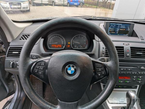 Pelēks BMW X3 2007 Rīga, ar dzinēja tilpumu 3.00 L un nobraukumu 378 tūkst. km par 4500 €, foto 8 vietnē AUTOMOTO.COM.LV