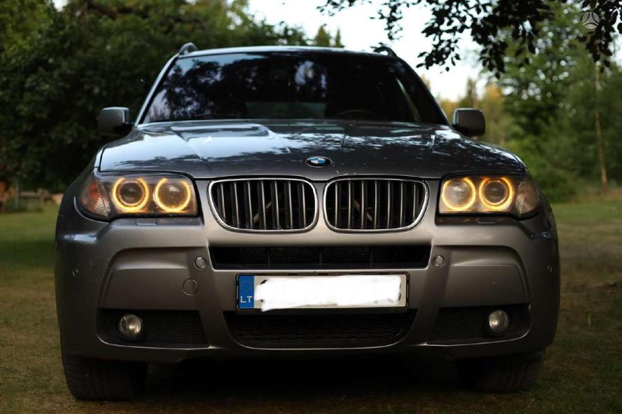 Pelēks BMW X3 2007 Ukmergė, ar dzinēja tilpumu 2.99 L un nobraukumu 423 tūkst. km par 4000 €, foto 2 vietnē AUTOMOTO.COM.LV