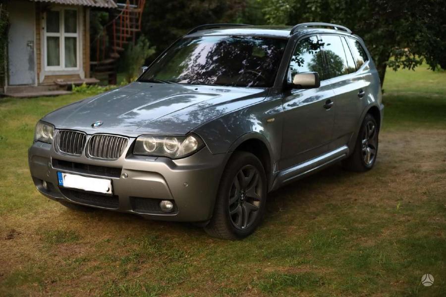 Pelēks BMW X3 2007 Ukmergė, ar dzinēja tilpumu 2.99 L un nobraukumu 423 tūkst. km par 4000 €, foto 3 vietnē AUTOMOTO.COM.LV