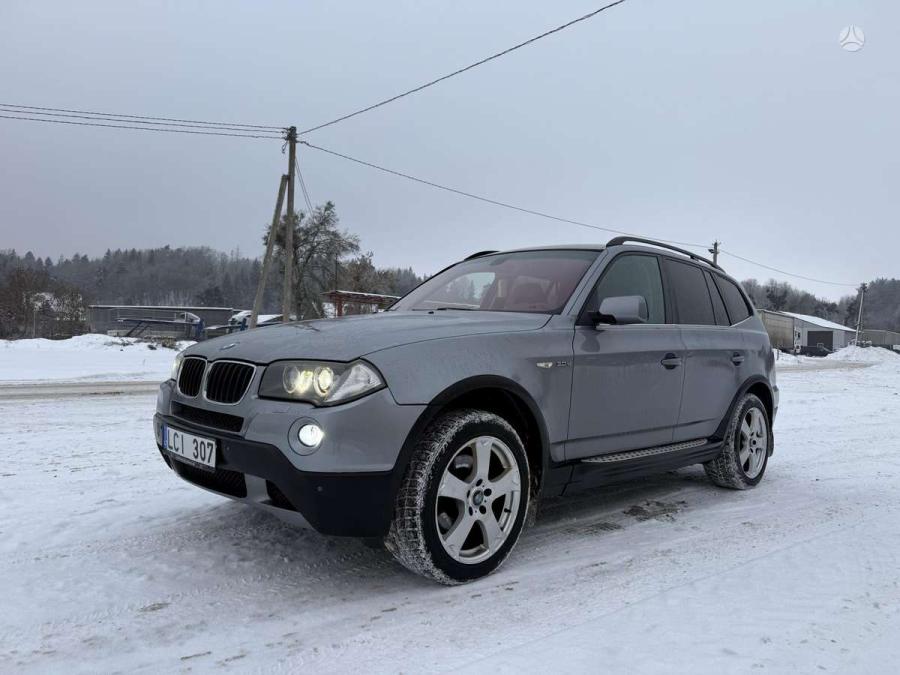 Grey BMW X3 2007 in Birstonas, with an engine capacity of 2.99 L and mileage of 348 thousand km for 4499 €, photo 1 on AUTOMOTO.COM.LV