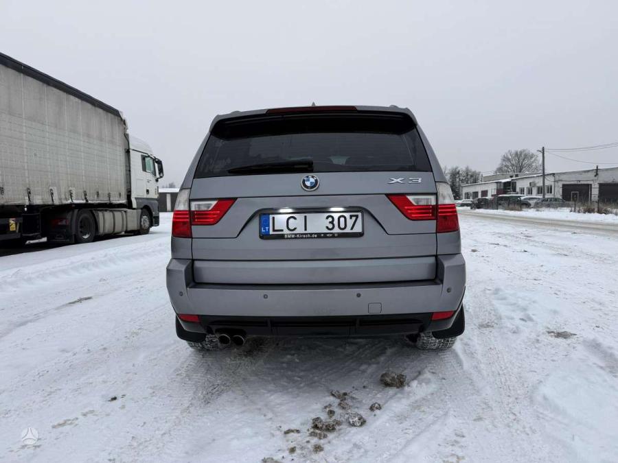Grey BMW X3 2007 in Birstonas, with an engine capacity of 2.99 L and mileage of 348 thousand km for 4499 €, photo 6 on AUTOMOTO.COM.LV