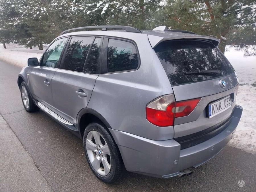 Grey BMW X3 2007 in Siauliai, with an engine capacity of 2.99 L and mileage of 366 thousand km for 3850 €, photo 2 on AUTOMOTO.COM.LV