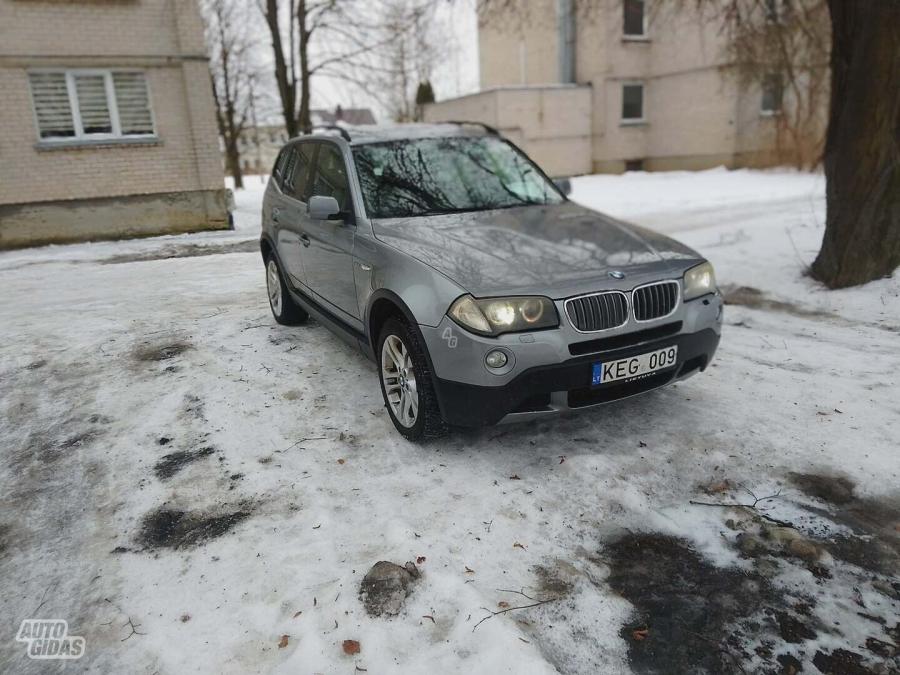 Pelēks BMW X3 2007 Kauņa, ar dzinēja tilpumu 3.00 L un nobraukumu 23 tūkst. km par 4444 €, foto 2 vietnē AUTOMOTO.COM.LV