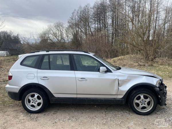 Grey BMW X3 2007 in Anyksciai, with an engine capacity of 2.00 L and mileage of 355 thousand km for 2200 €, photo 4 on AUTOMOTO.COM.LV
