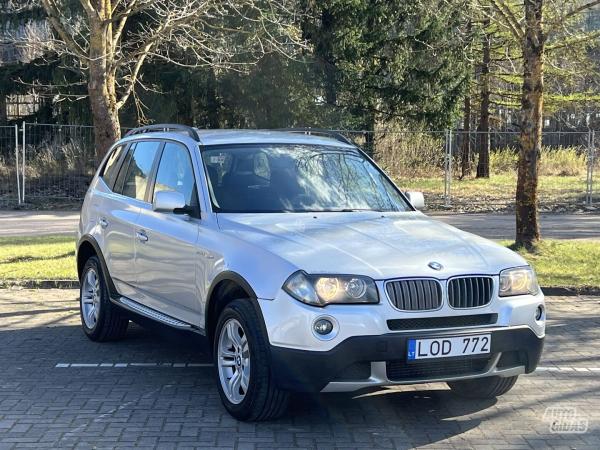 Pelēks BMW X3 2007 Trakai, ar dzinēja tilpumu 3.00 L un nobraukumu 336 tūkst. km par 4250 €, foto 1 vietnē AUTOMOTO.COM.LV