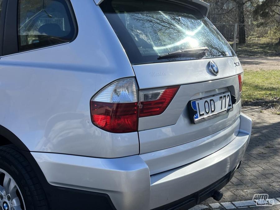 Grey BMW X3 2007 in Trakai, with an engine capacity of 3.00 L and mileage of 336 thousand km for 4250 €, photo 7 on AUTOMOTO.COM.LV