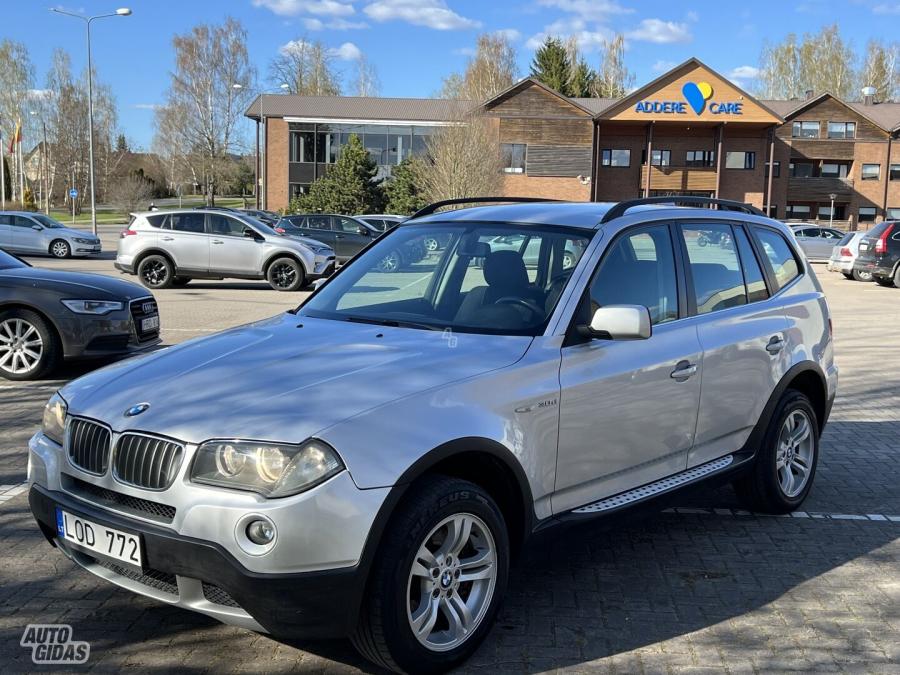 Grey BMW X3 2007 in Trakai, with an engine capacity of 3.00 L and mileage of 336 thousand km for 4250 €, photo 23 on AUTOMOTO.COM.LV
