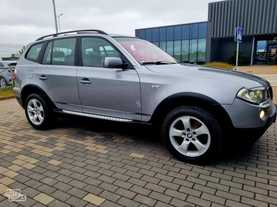 Grey BMW X3 2007 in Siauliai, with an engine capacity of 2.00 L and mileage of 238 thousand km for 4900 €, photo 13 on AUTOMOTO.COM.LV