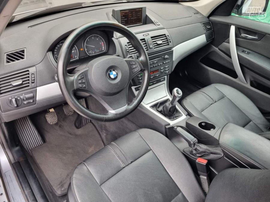 Grey BMW X3 2007 in Siauliai, with an engine capacity of 2.00 L and mileage of 238 thousand km for 4900 €, photo 17 on AUTOMOTO.COM.LV