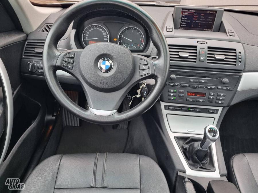 Grey BMW X3 2007 in Siauliai, with an engine capacity of 2.00 L and mileage of 238 thousand km for 4900 €, photo 18 on AUTOMOTO.COM.LV
