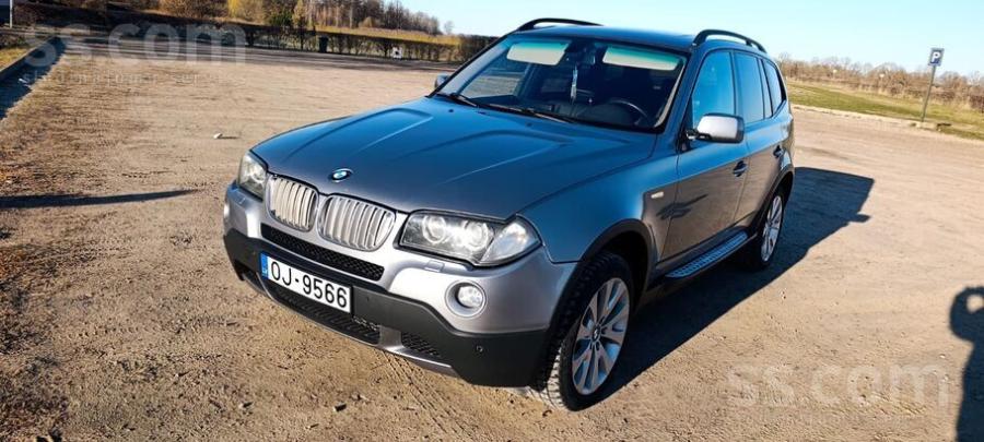 Pelēks BMW X3 2007 Bauska, ar dzinēja tilpumu 3.00 L un nobraukumu 382 tūkst. km par 5600 €, foto 3 vietnē AUTOMOTO.COM.LV