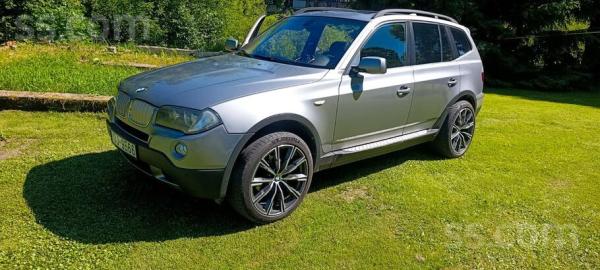 Pelēks BMW X3 2007 Bauska, ar dzinēja tilpumu 3.00 L un nobraukumu 382 tūkst. km par 5200 €, foto 1 vietnē AUTOMOTO.COM.LV