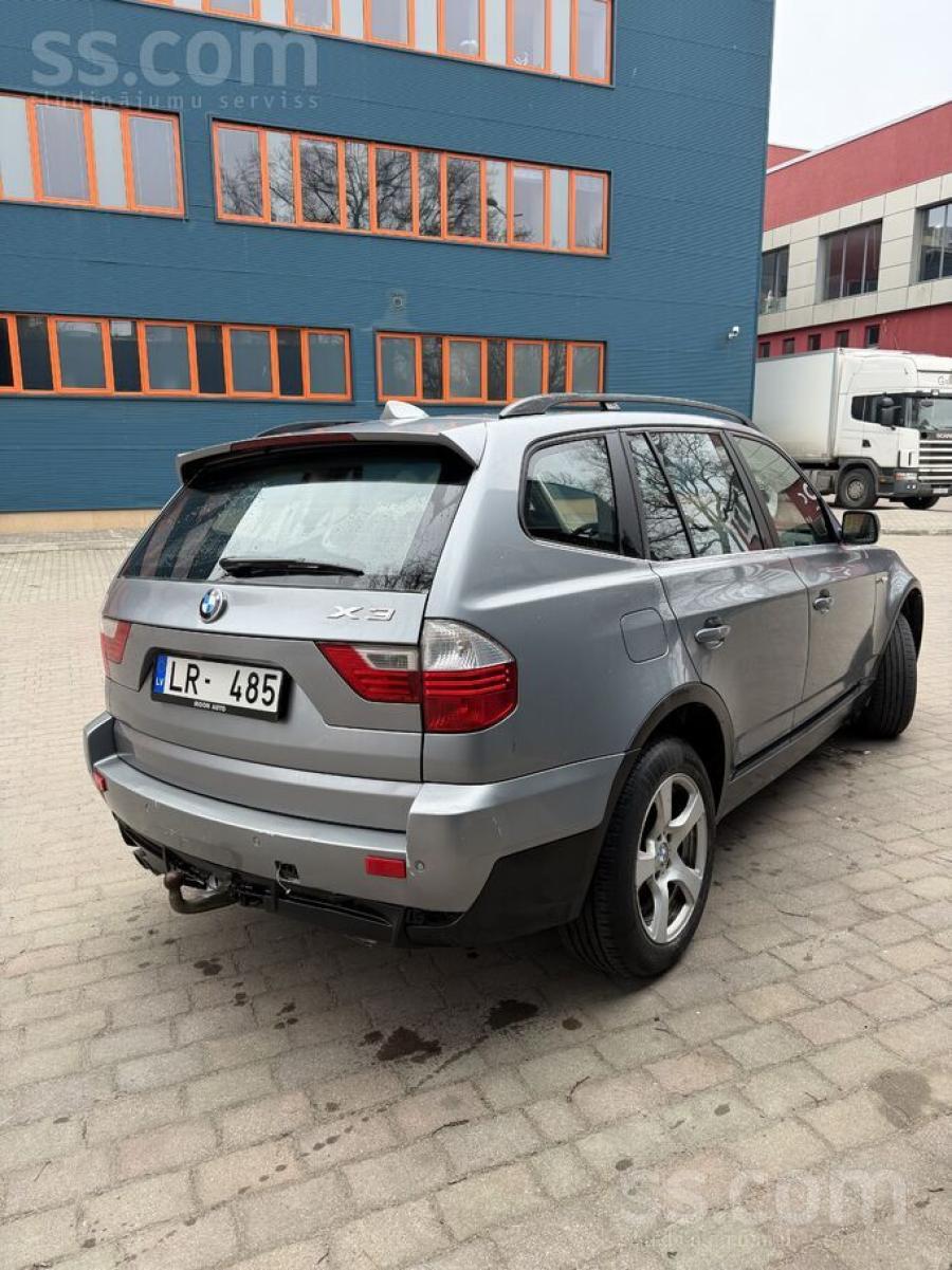 Grey BMW X3 2007 in Liepaja, with an engine capacity of 3.00 L and mileage of 400 thousand km for 3190 €, photo 4 on AUTOMOTO.COM.LV