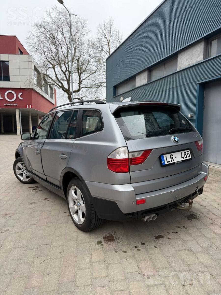 Grey BMW X3 2007 in Liepaja, with an engine capacity of 3.00 L and mileage of 400 thousand km for 3190 €, photo 5 on AUTOMOTO.COM.LV
