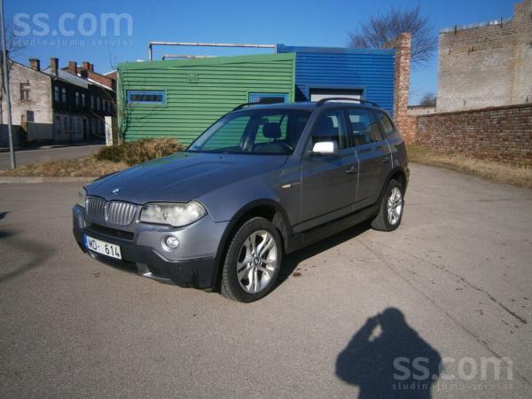Pelēks BMW X3 2007 Liepāja, ar dzinēja tilpumu 3.00 L un nobraukumu 400 tūkst. km par 4000 €, foto 1 vietnē AUTOMOTO.COM.LV