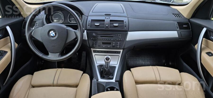 Grey BMW X3 2007 in Rezekne, with an engine capacity of 2.00 L and mileage of 0 thousand km for 5900 €, photo 14 on AUTOMOTO.COM.LV