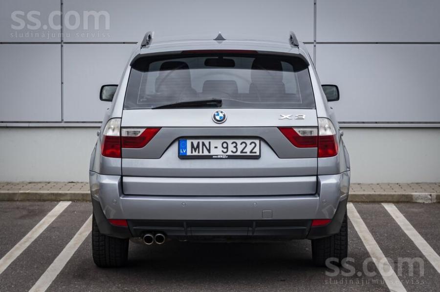Pelēks BMW X3 2007 Rīga, ar dzinēja tilpumu 3.00 L un nobraukumu 274 tūkst. km par 6252 €, foto 6 vietnē AUTOMOTO.COM.LV