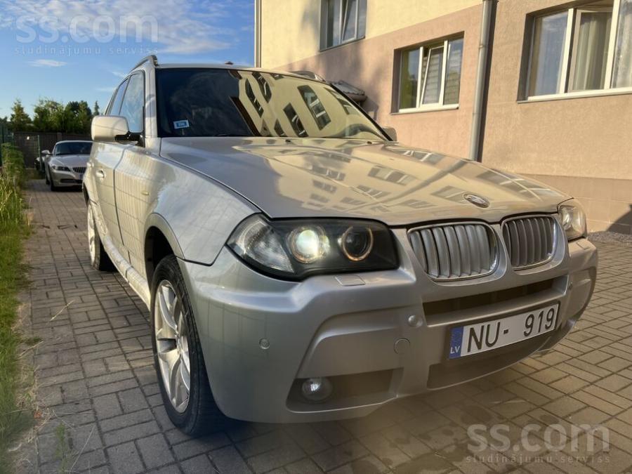 Grey BMW X3 2007 in Cesis, with an engine capacity of 3.00 L and mileage of 347 thousand km for 5650 €, photo 1 on AUTOMOTO.COM.LV