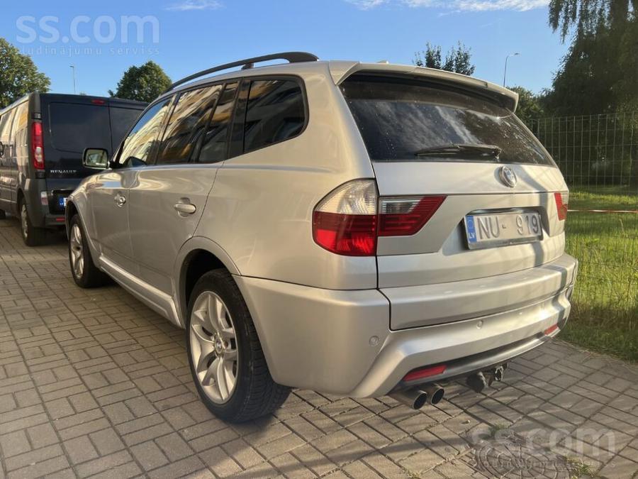Grey BMW X3 2007 in Cesis, with an engine capacity of 3.00 L and mileage of 347 thousand km for 5650 €, photo 5 on AUTOMOTO.COM.LV
