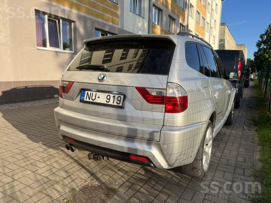 Grey BMW X3 2007 in Cesis, with an engine capacity of 3.00 L and mileage of 347 thousand km for 5650 €, photo 6 on AUTOMOTO.COM.LV