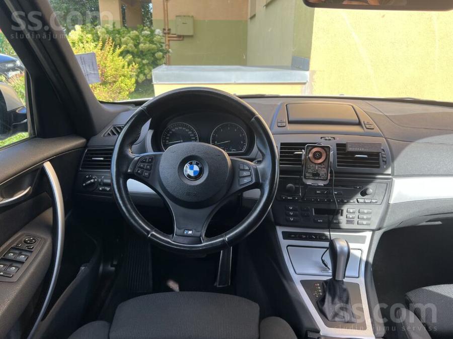 Grey BMW X3 2007 in Cesis, with an engine capacity of 3.00 L and mileage of 347 thousand km for 5650 €, photo 7 on AUTOMOTO.COM.LV