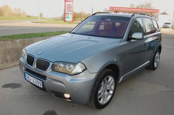 Серый БМВ Х3 2007 в Екабпилс, объемом двигателя 2.00 л и пробегом 265 тыс. км за 6900 €, фото 3 на AUTOMOTO.COM.LV