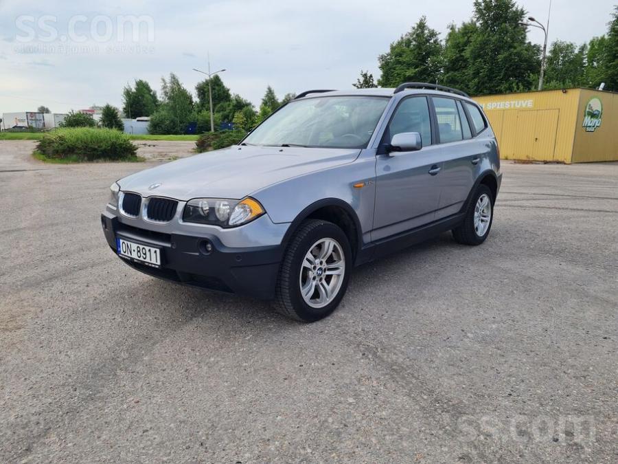 Pelēks BMW X3 2007 Ogre, ar dzinēja tilpumu 2.00 L un nobraukumu 0 tūkst. km par 4990 €, foto 1 vietnē AUTOMOTO.COM.LV