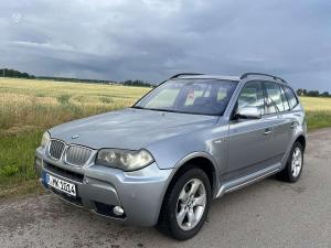 Grey BMW X3 2007 in Panevezys, with an engine capacity of 2.99 L and mileage of 239 thousand km for 4600 €, photo  on AUTOMOTO.COM.LV