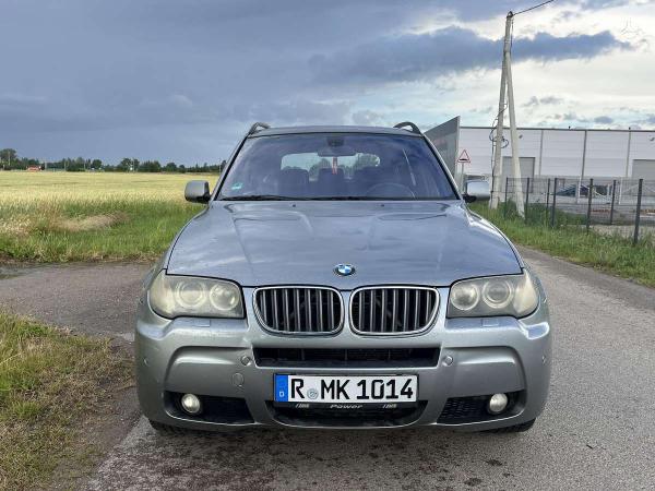 Pelēks BMW X3 2007 Panevēža, ar dzinēja tilpumu 2.99 L un nobraukumu 239 tūkst. km par 4600 €, foto 2 vietnē AUTOMOTO.COM.LV