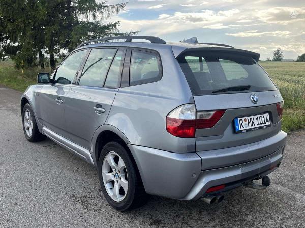 Pelēks BMW X3 2007 Panevēža, ar dzinēja tilpumu 2.99 L un nobraukumu 239 tūkst. km par 4600 €, foto 5 vietnē AUTOMOTO.COM.LV