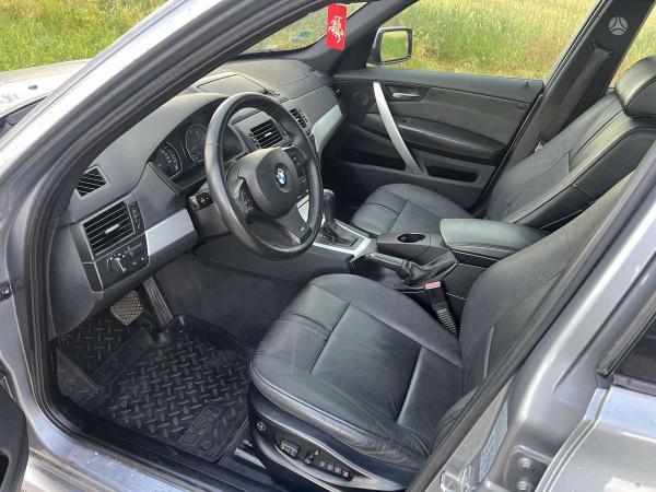 Pelēks BMW X3 2007 Panevēža, ar dzinēja tilpumu 2.99 L un nobraukumu 239 tūkst. km par 4600 €, foto 6 vietnē AUTOMOTO.COM.LV