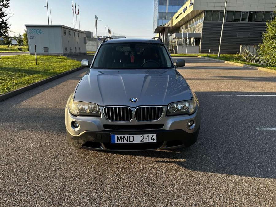 Pelēks BMW X3 2007 Viļņa, ar dzinēja tilpumu 2.99 L un nobraukumu 277 tūkst. km par 4600 €, foto 8 vietnē AUTOMOTO.COM.LV