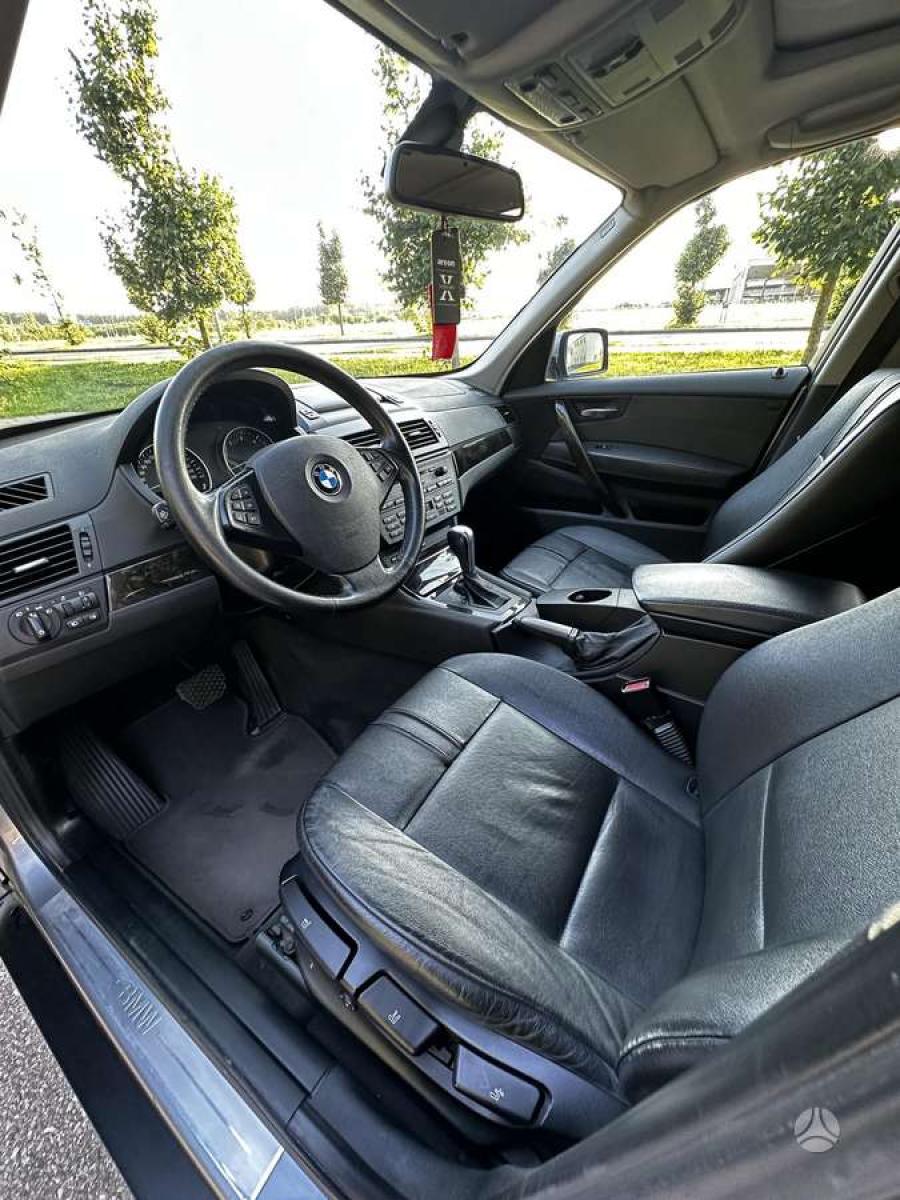 Pelēks BMW X3 2007 Viļņa, ar dzinēja tilpumu 2.99 L un nobraukumu 277 tūkst. km par 4600 €, foto 10 vietnē AUTOMOTO.COM.LV