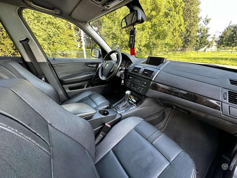 Pelēks BMW X3 2007 Viļņa, ar dzinēja tilpumu 2.99 L un nobraukumu 277 tūkst. km par 4600 €, foto 14 vietnē AUTOMOTO.COM.LV