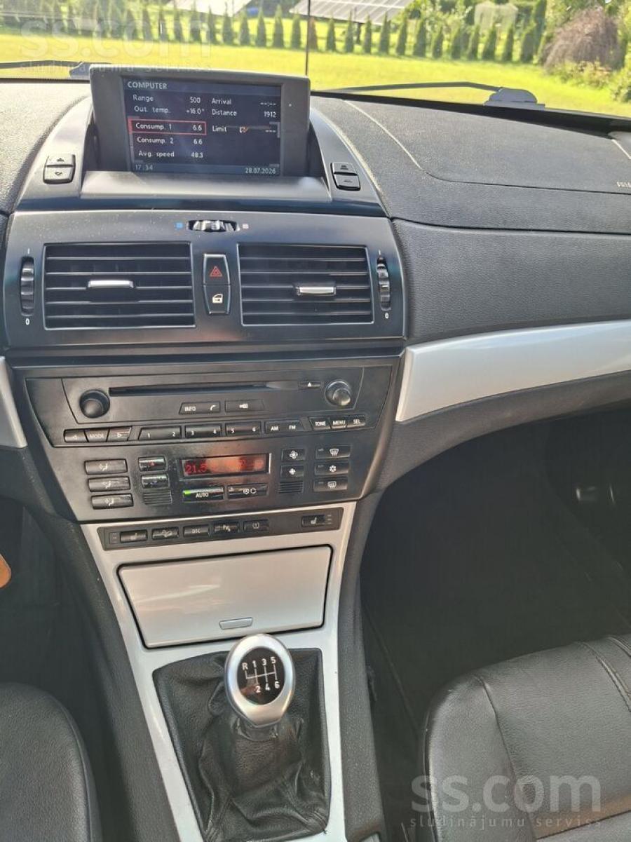 Grey BMW X3 2007 in Riga, with an engine capacity of 2.00 L and mileage of 257 thousand km for 5300 €, photo 3 on AUTOMOTO.COM.LV