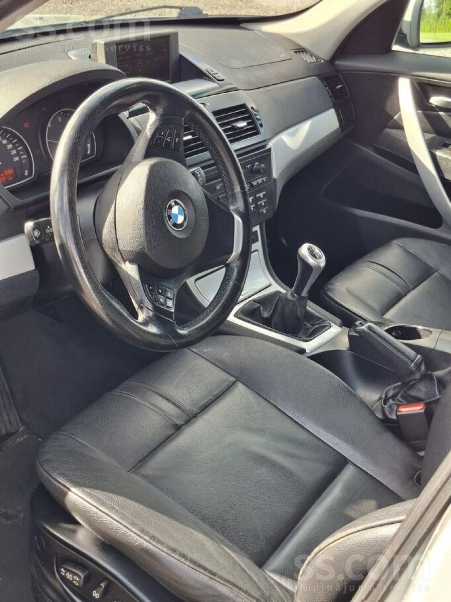 Grey BMW X3 2007 in Riga, with an engine capacity of 2.00 L and mileage of 257 thousand km for 5300 €, photo 4 on AUTOMOTO.COM.LV