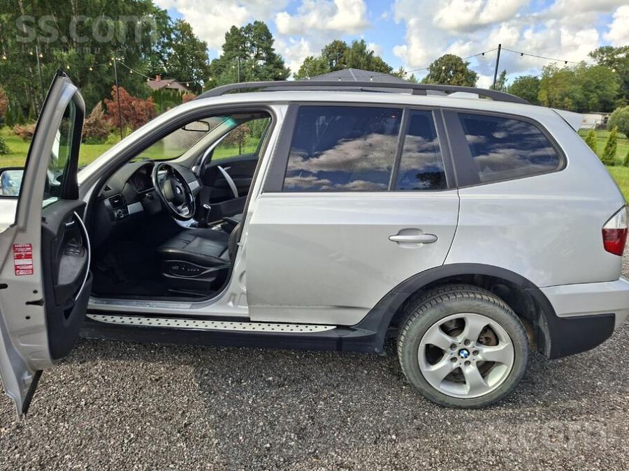 Grey BMW X3 2007 in Riga, with an engine capacity of 2.00 L and mileage of 257 thousand km for 5300 €, photo 13 on AUTOMOTO.COM.LV