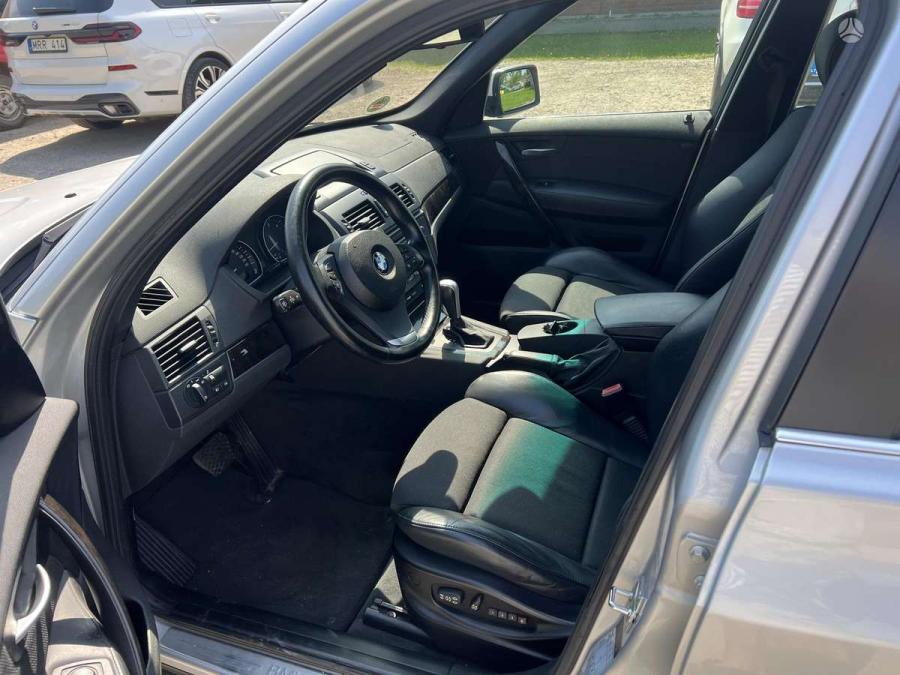 Pelēks BMW X3 2007 Kauņa, ar dzinēja tilpumu 2.99 L un nobraukumu 229 tūkst. km par 3600 €, foto 9 vietnē AUTOMOTO.COM.LV