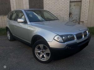 Pelēks BMW X3 2007 Viļņa, ar dzinēja tilpumu 2.99 L un nobraukumu 300 tūkst. km par 2999 €, foto  vietnē AUTOMOTO.COM.LV