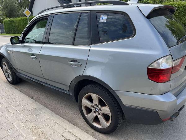 Pelēks BMW X3 2007 Plungė, ar dzinēja tilpumu 2.99 L un nobraukumu 245 tūkst. km par 3700 €, foto 6 vietnē AUTOMOTO.COM.LV
