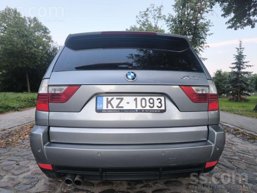 Grey BMW X3 2007 in Jelgava, with an engine capacity of 3.00 L and mileage of 338 thousand km for 5350 €, photo 7 on AUTOMOTO.COM.LV
