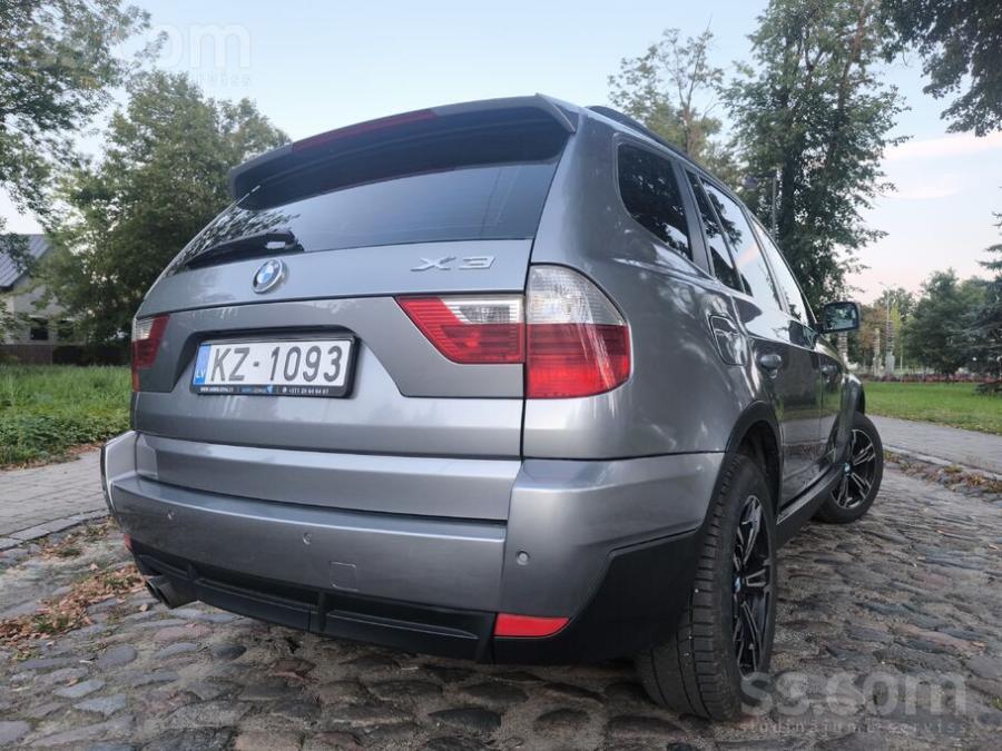 Grey BMW X3 2007 in Jelgava, with an engine capacity of 3.00 L and mileage of 338 thousand km for 5350 €, photo 9 on AUTOMOTO.COM.LV